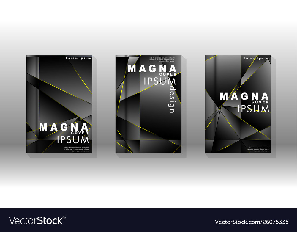 Fancy polygon cover pattern background design Vector Image