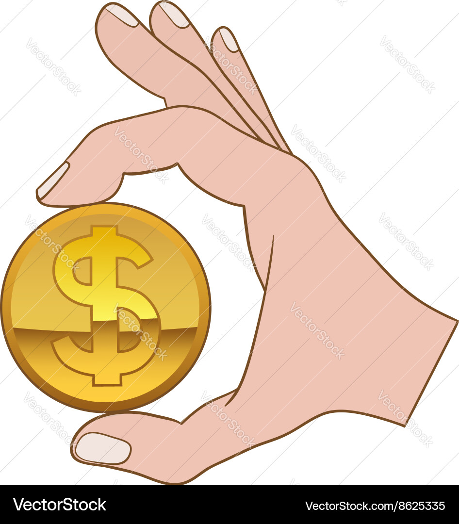 Giving money symbol Royalty Free Vector Image - VectorStock