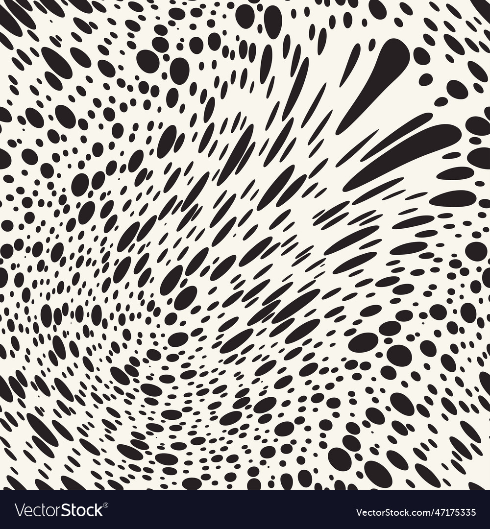 Splashed ink dots textured pattern Royalty Free Vector Image