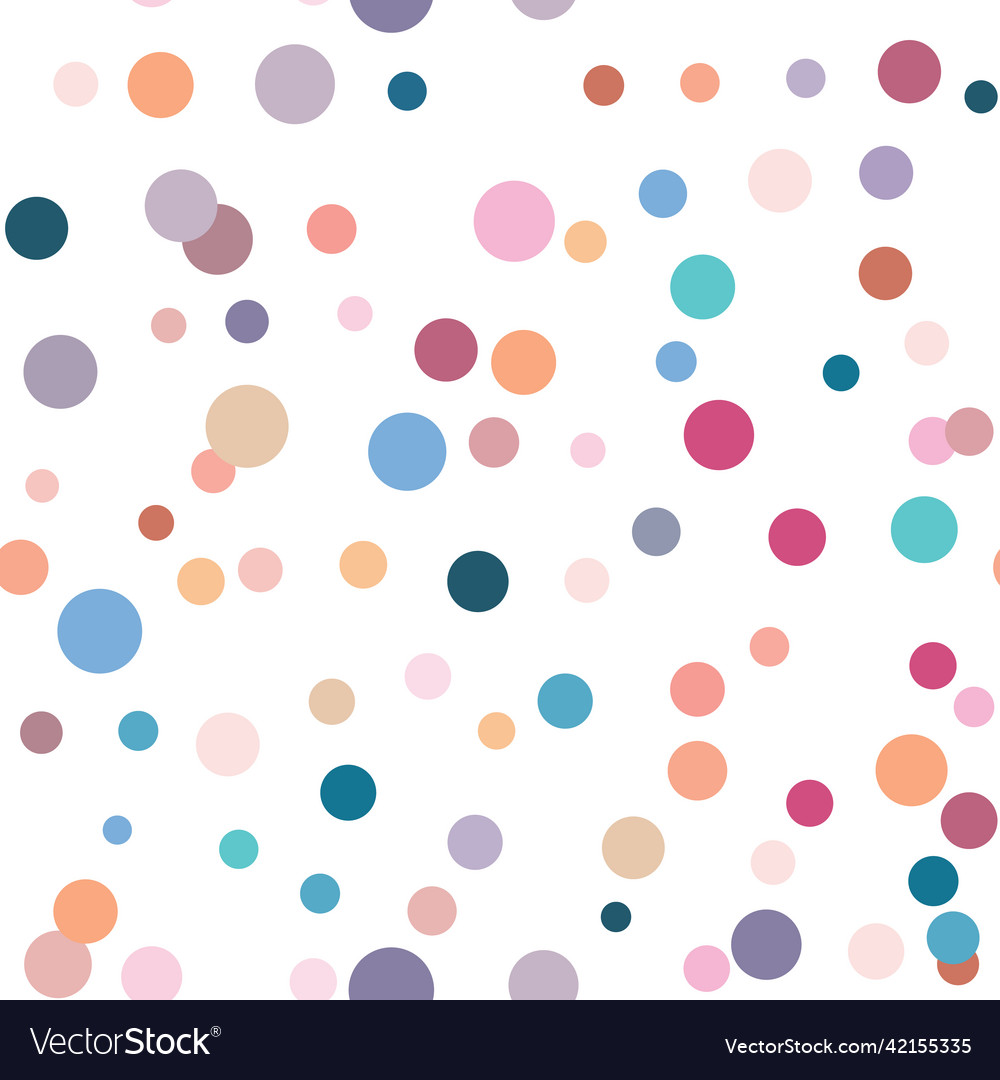 Tiny dots scattered colorful dot pattern seamless Vector Image