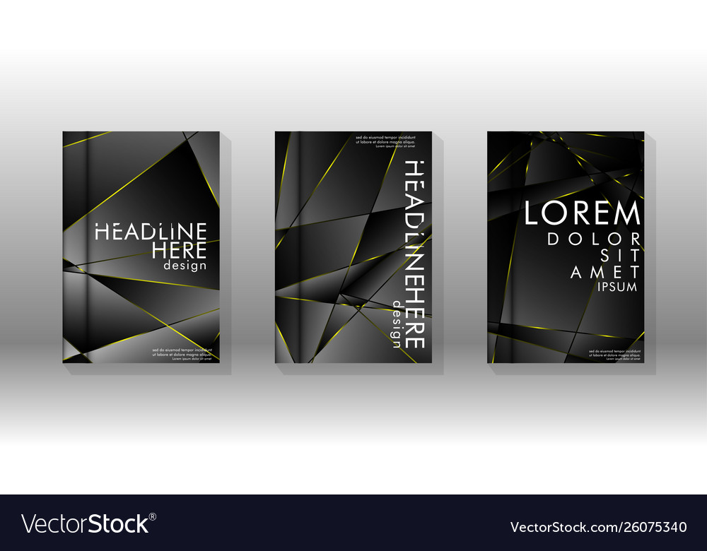 Fancy polygon cover pattern background design Vector Image