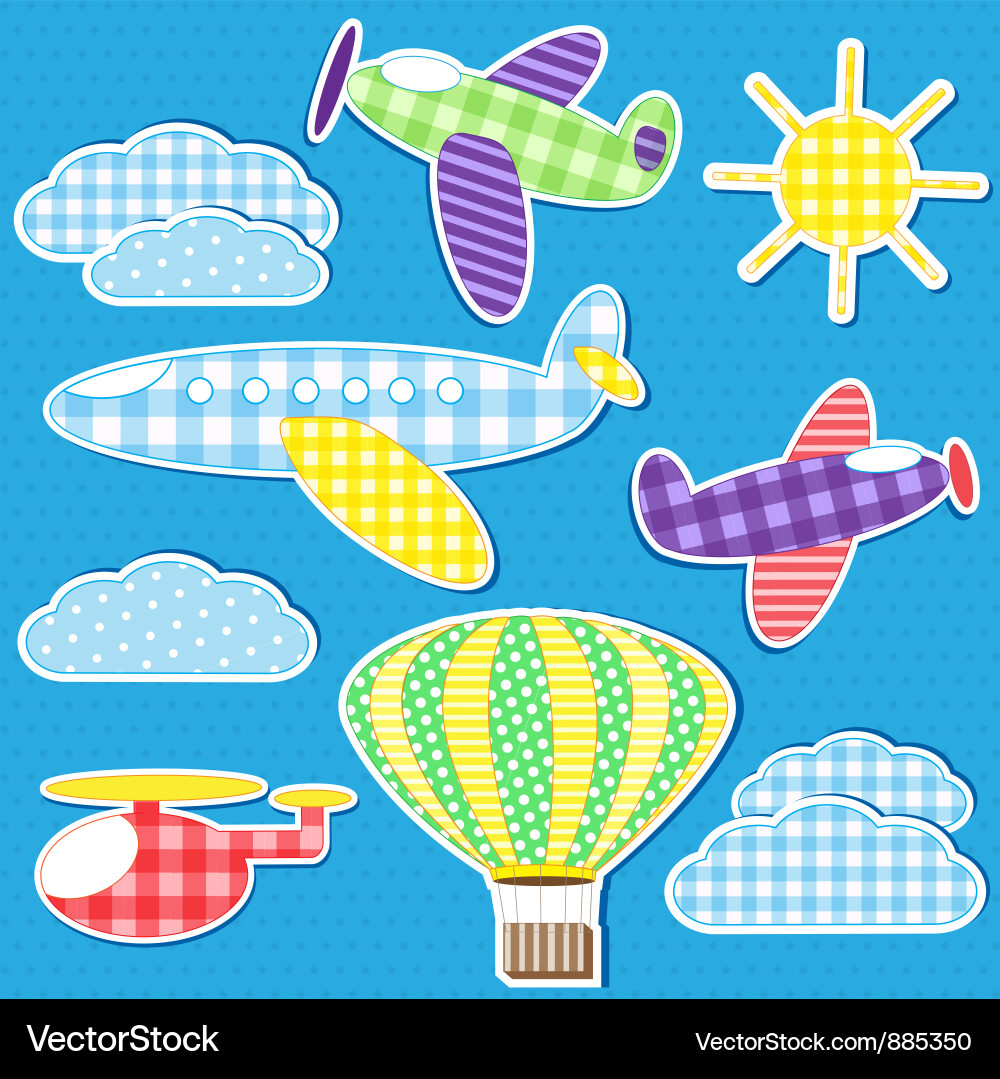 Air transport Royalty Free Vector Image - VectorStock