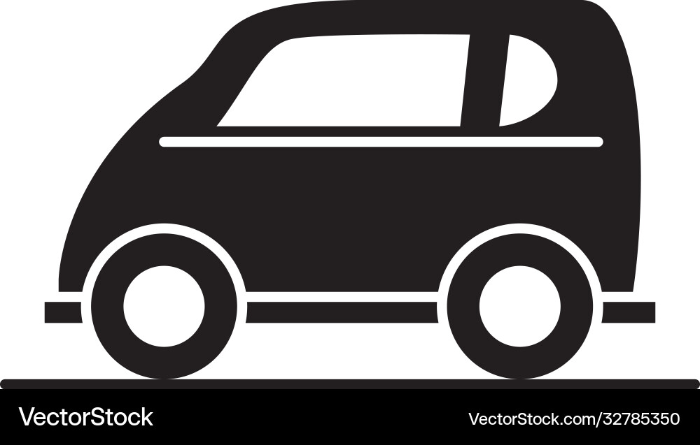 Car compact mini model transport vehicle Vector Image