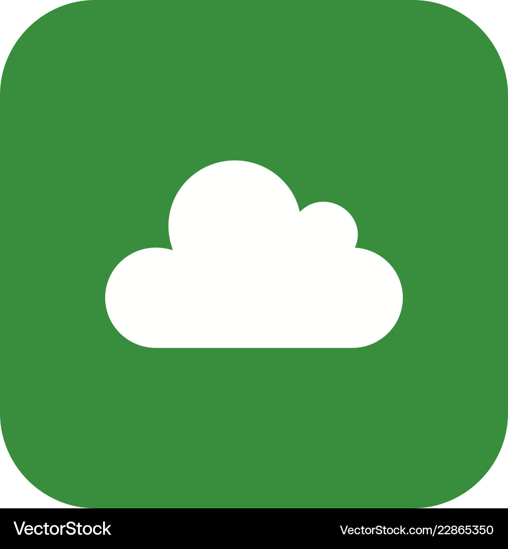 Cloud icon Royalty Free Vector Image - VectorStock