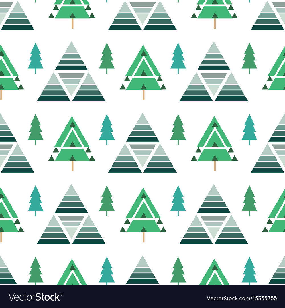 Forest pattern Royalty Free Vector Image - VectorStock