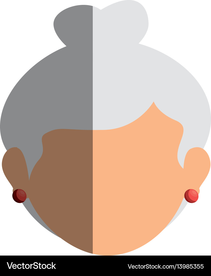 Grandmother avatar character icon Royalty Free Vector Image