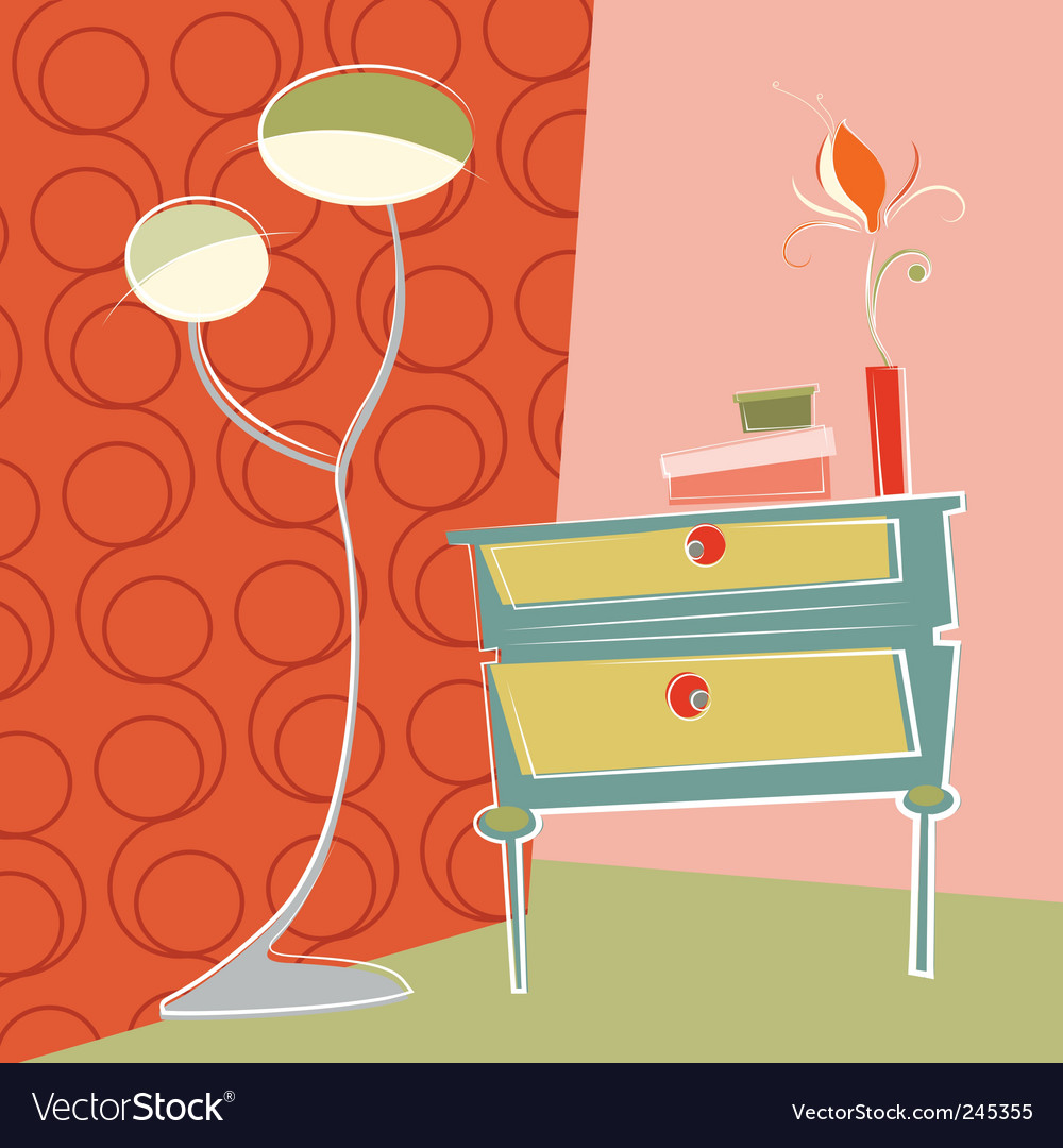 Interior design Royalty Free Vector Image - VectorStock