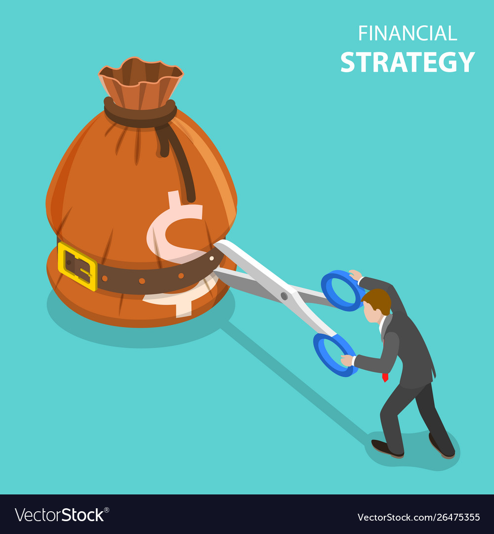 Isometric flat concept growth strategy Royalty Free Vector Isometric flat concept growth strategy Royalty Free Vector