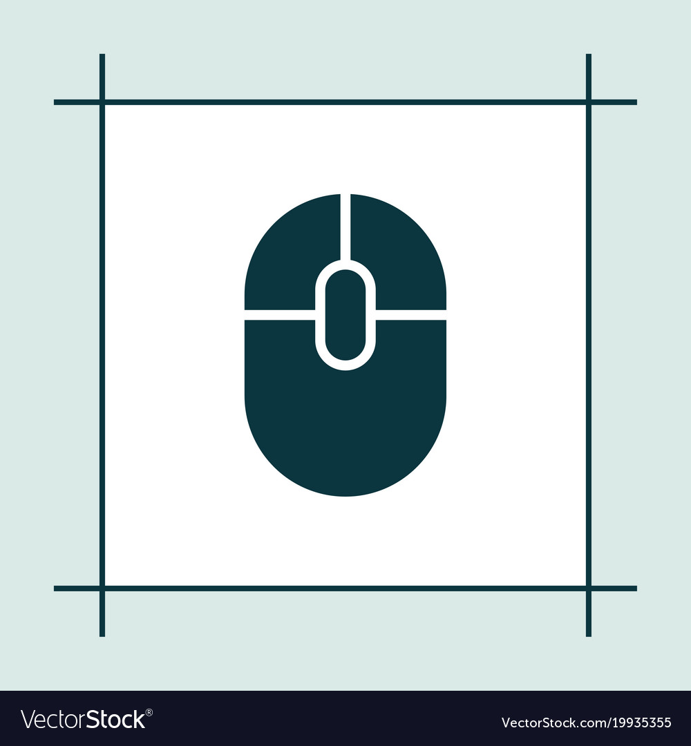Mouse icon simple Royalty Free Vector Image - VectorStock