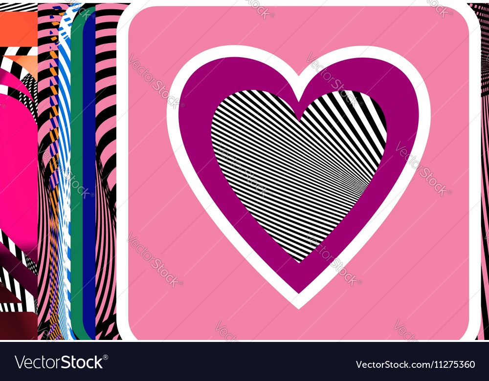 Abstract heart Royalty Free Vector Image - VectorStock