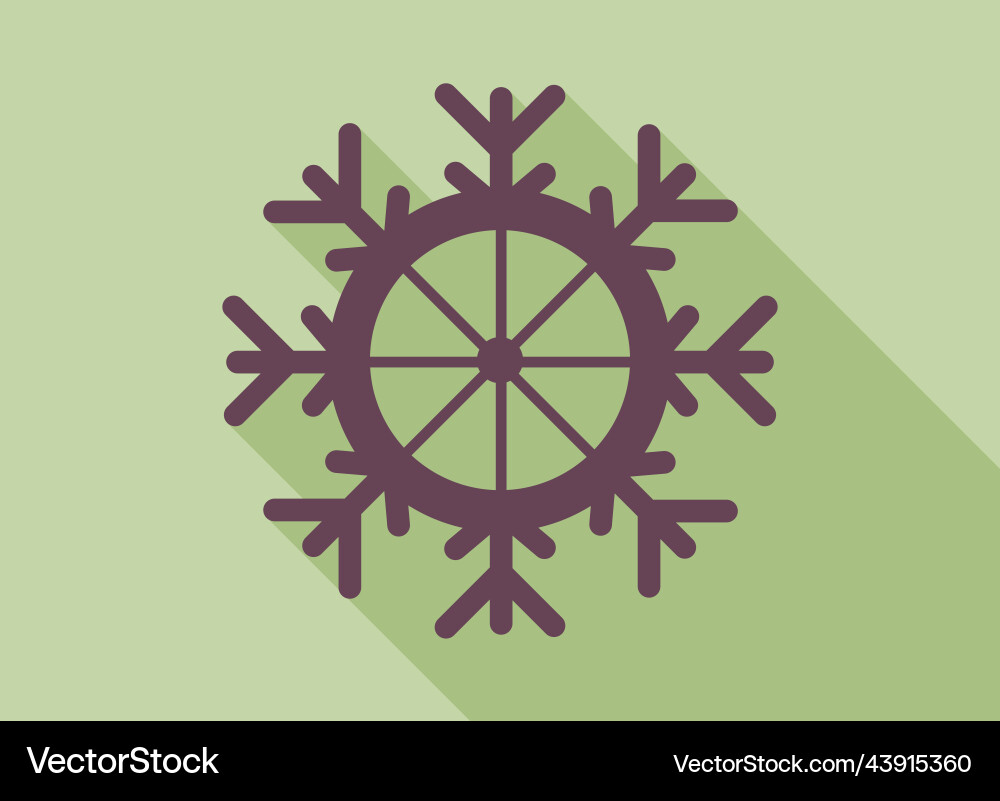 Abstract realistic winter christmas snowflake Vector Image