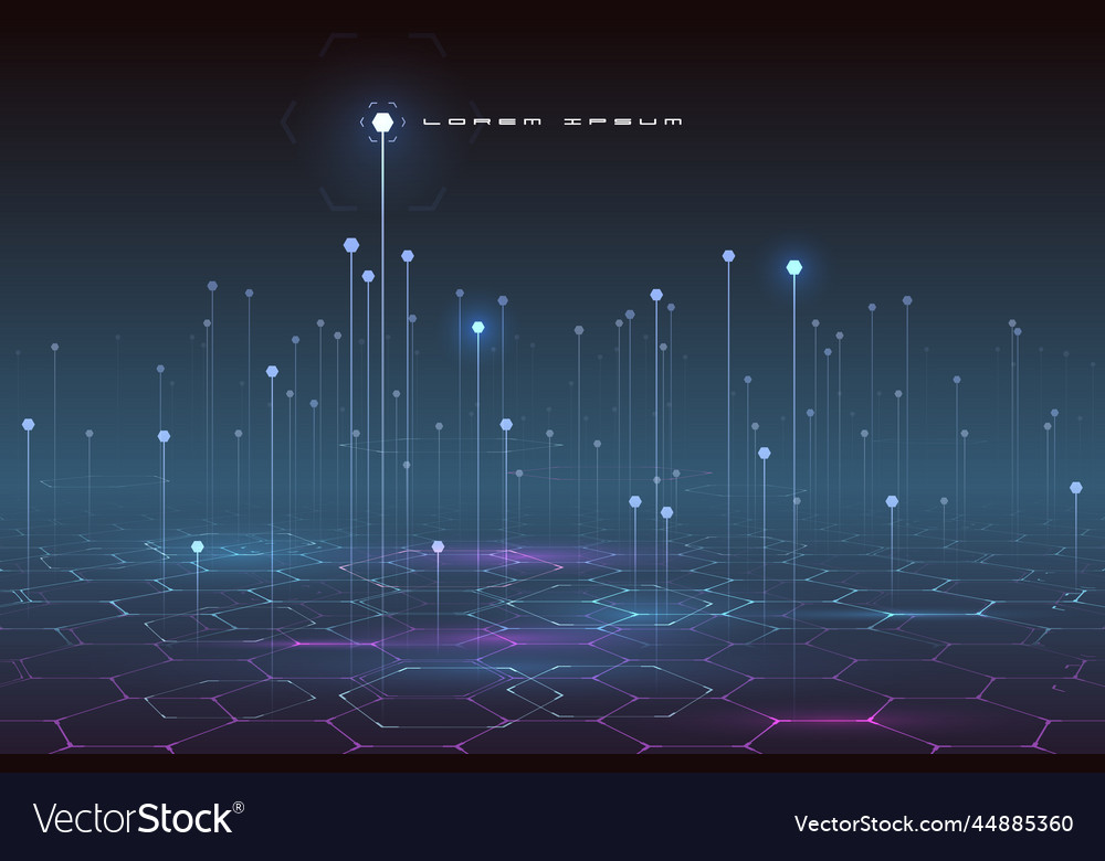 Abstract technology data background Royalty Free Vector