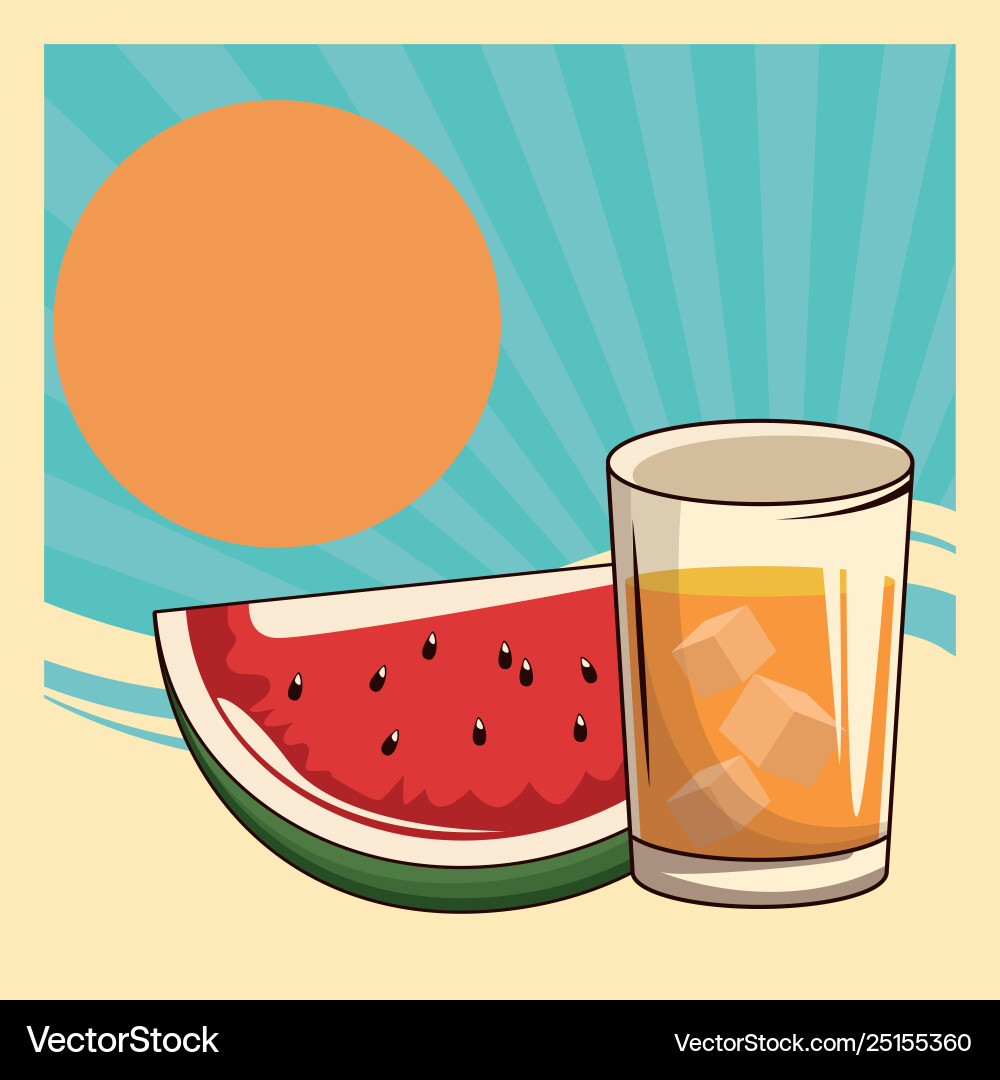 Alcoholic drink beverage cartoon Royalty Free Vector Image