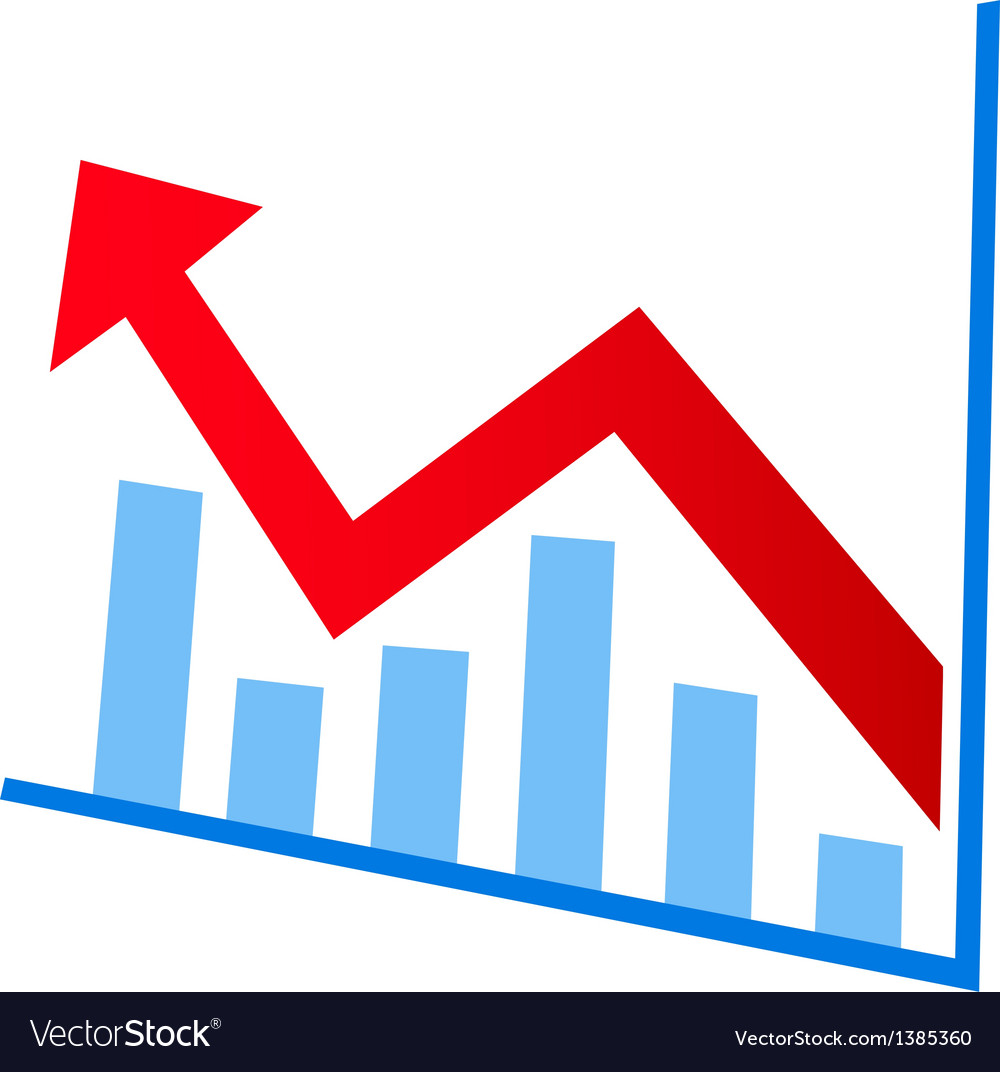 Icon graph Royalty Free Vector Image - VectorStock