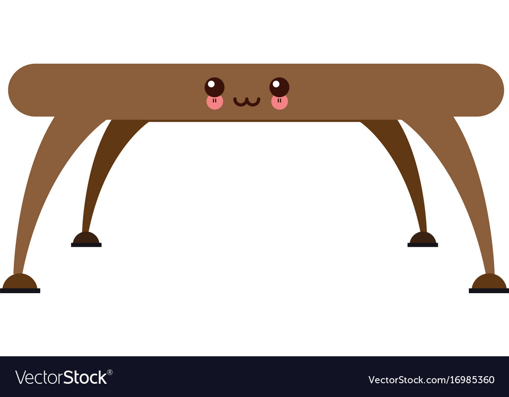 Table platform stand template for object Vector Image