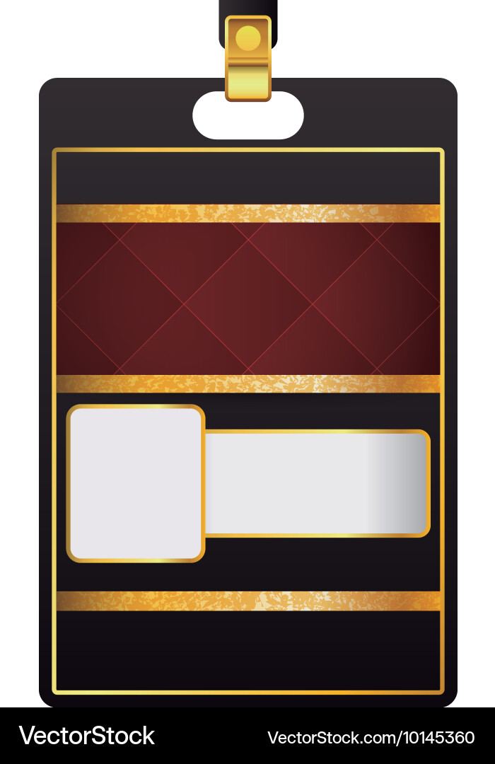 Vip card pass exclusive ticket icon Royalty Free Vector