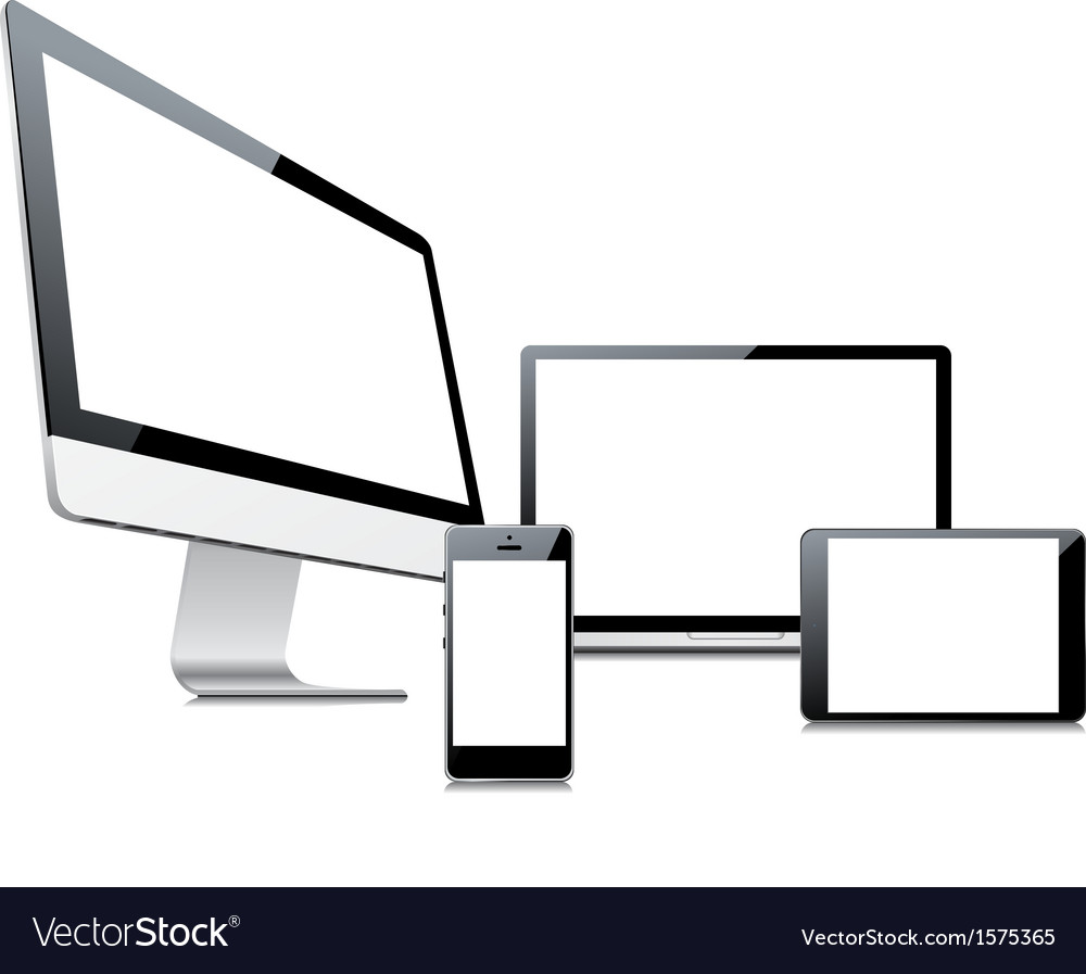 Electronic devices Royalty Free Vector Image - VectorStock