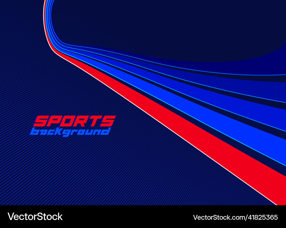 Sports abstract background 3d dimensional design Vector Image