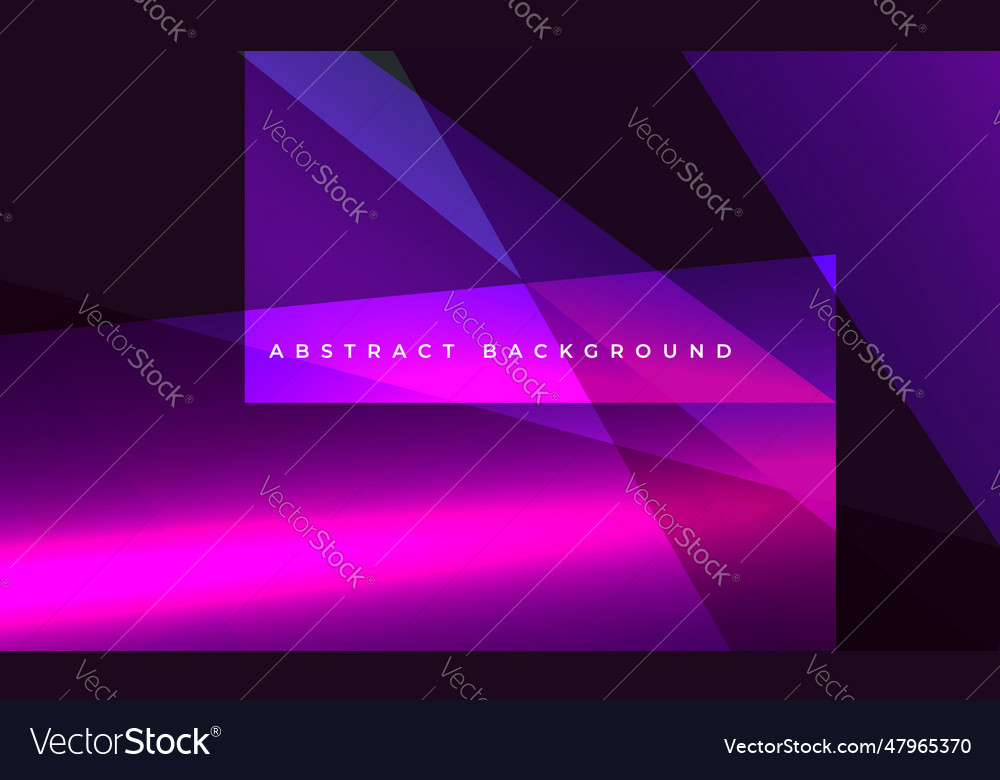 Dark abstract violet background with geometric Vector Image