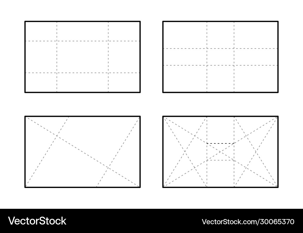 Golden ratio template for design template Vector Image