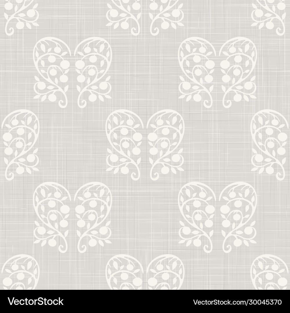 Gray french linen texture background printed Vector Image