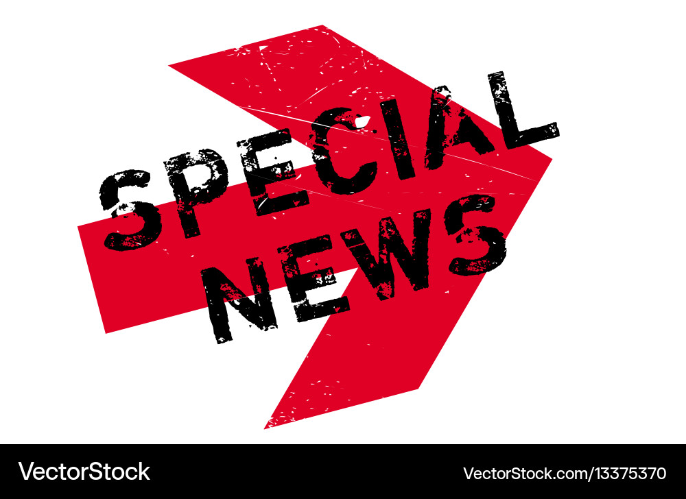 Special news rubber stamp Royalty Free Vector Image