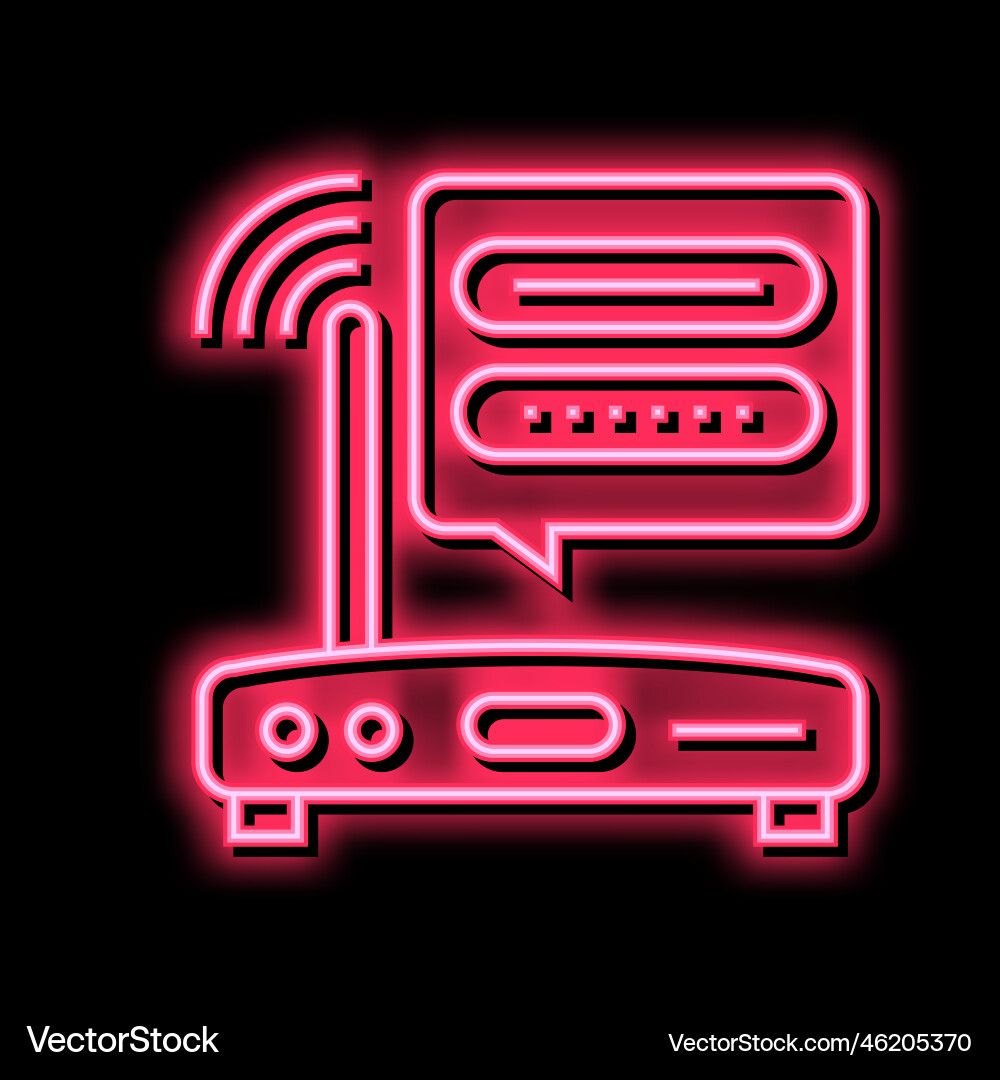 Wifi router password color icon Royalty Free Vector Image