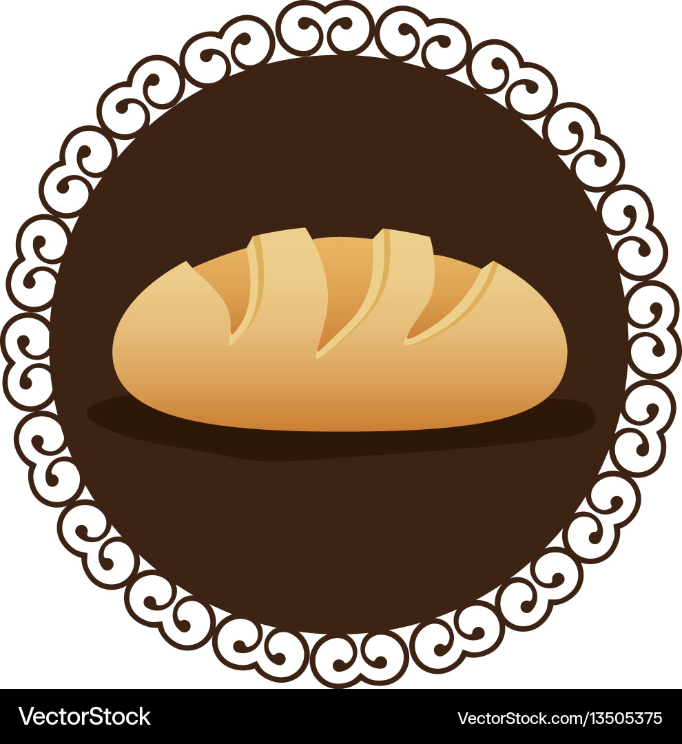 Decorative frame with realistic picture homemade Vector Image