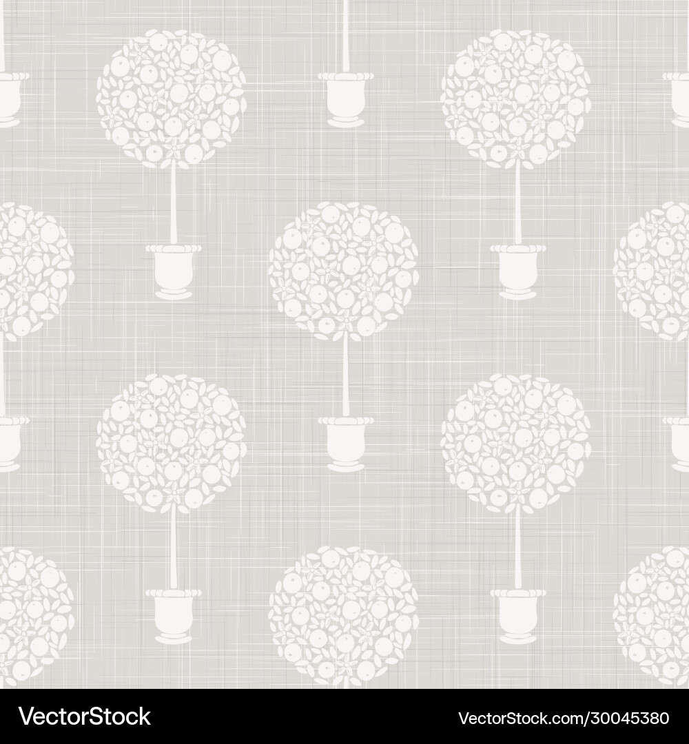 Gray french linen texture background printed Vector Image