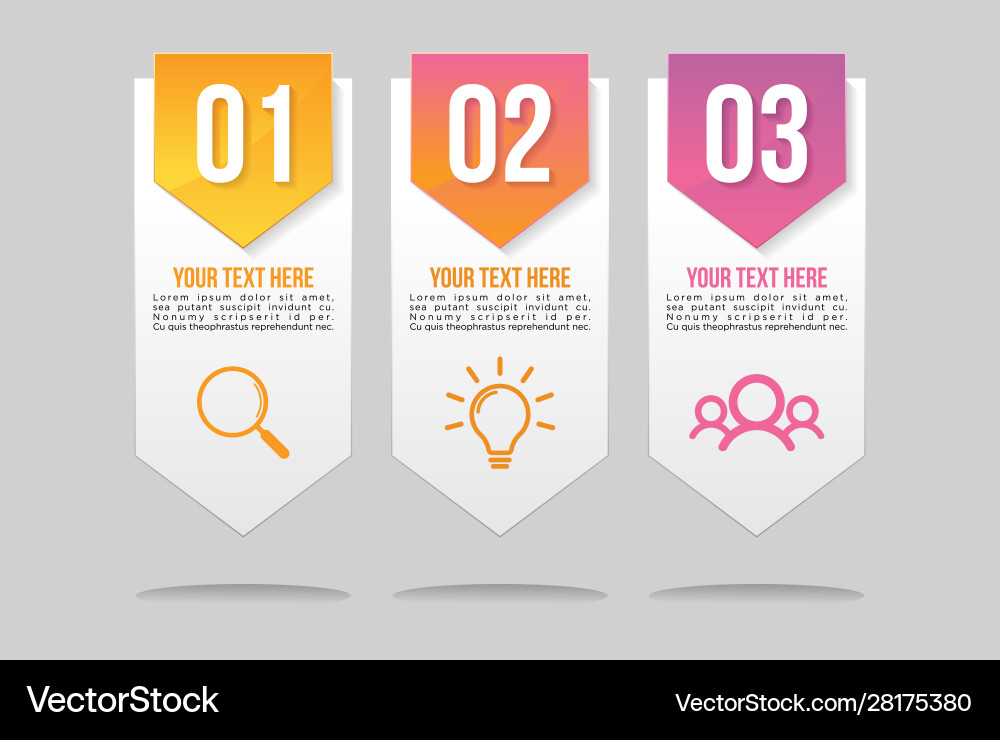 Infographics elements template design business Vector Image