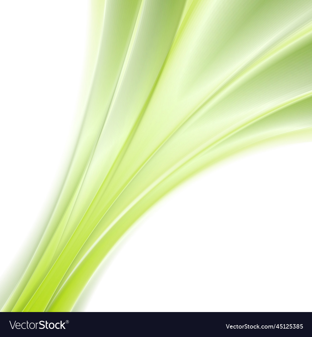 Abstract green smooth waves background Royalty Free Vector Abstract green smooth waves background Royalty Free Vector