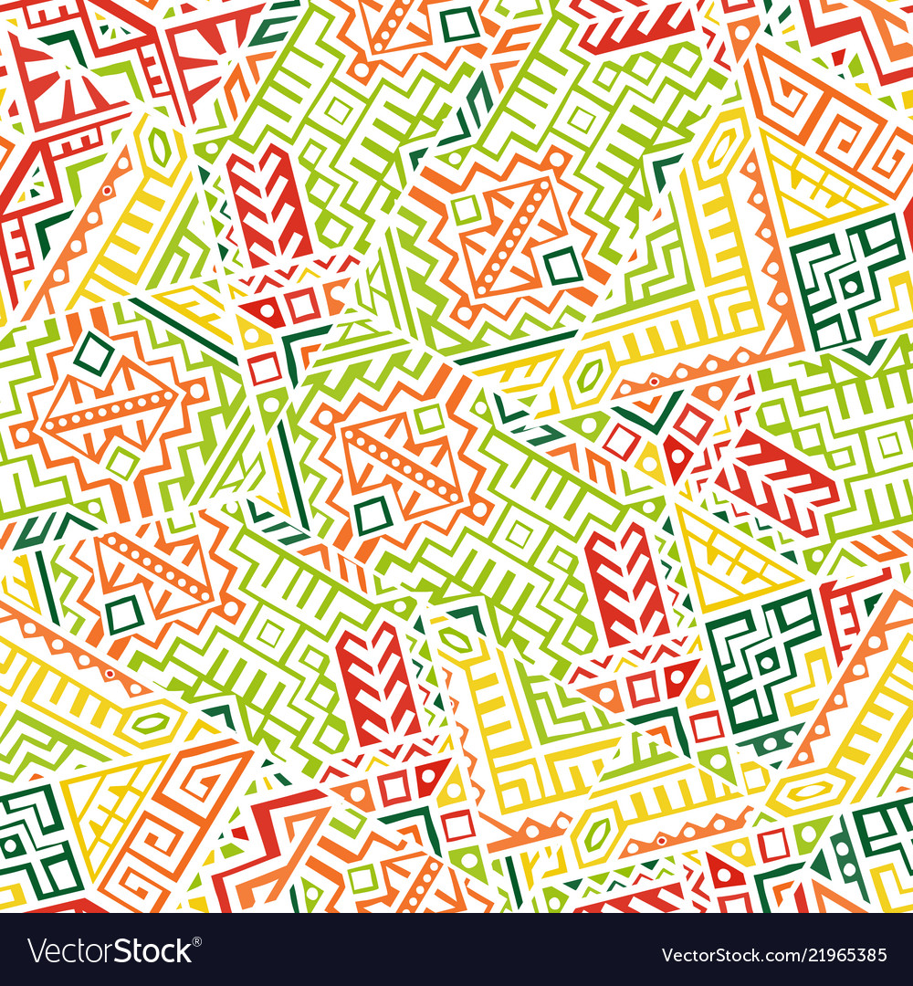Creative geometric seamless pattern Royalty Free Vector