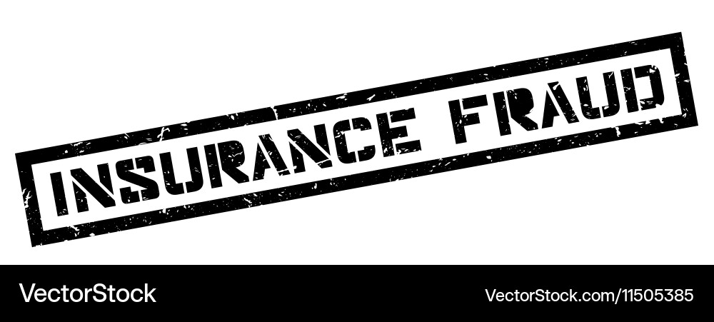 Insurance Fraud rubber stamp Royalty Free Vector Image