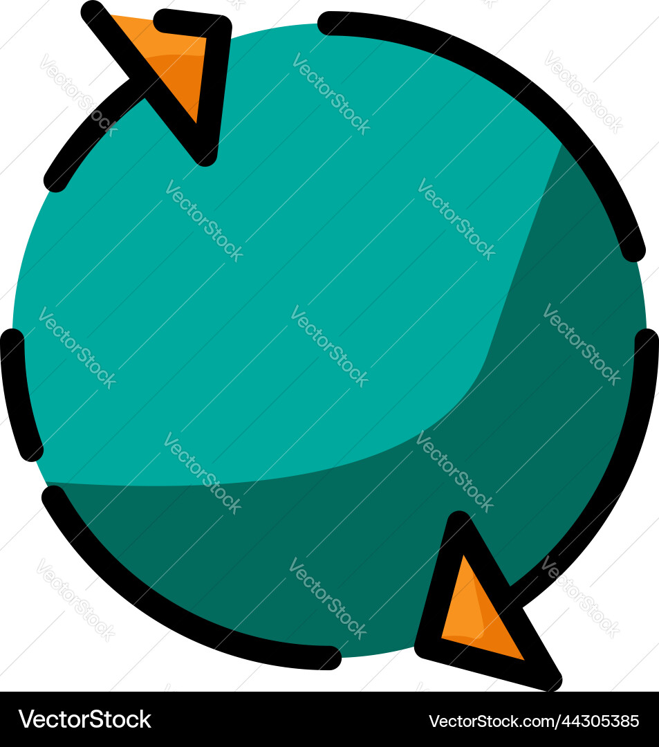 Mobile screen rotate on a white background Vector Image