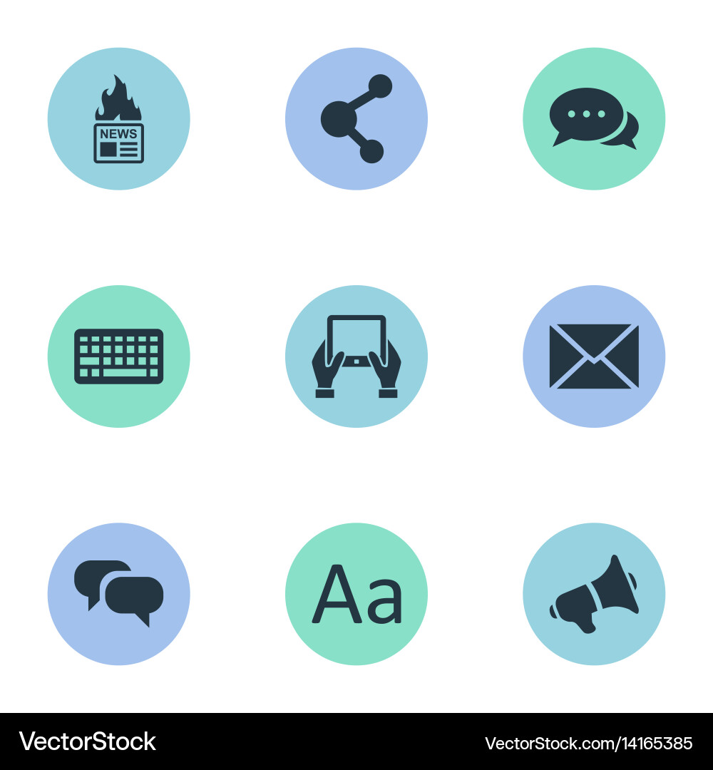 Set of simple user icons Royalty Free Vector Image
