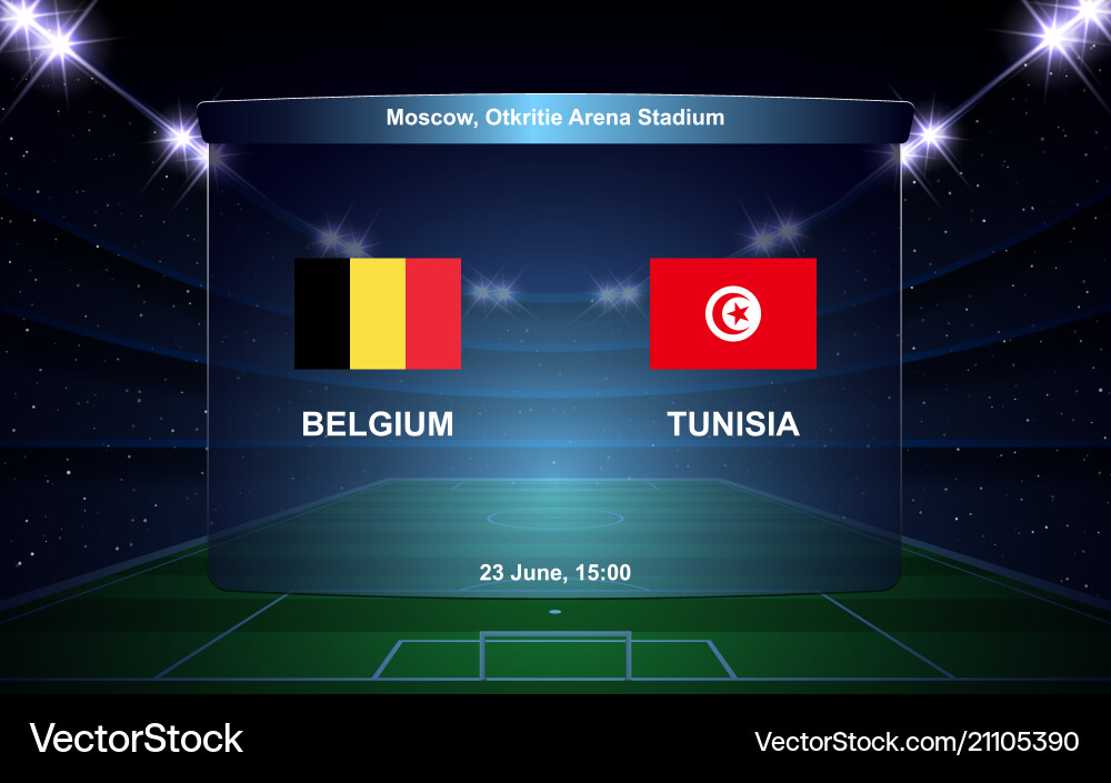 Football scoreboard Royalty Free Vector Image - VectorStock