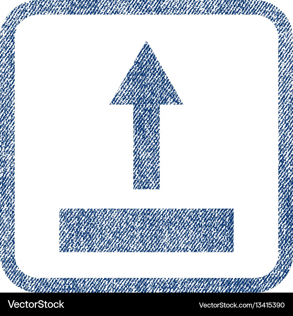 Pull up fabric textured icon Royalty Free Vector Image