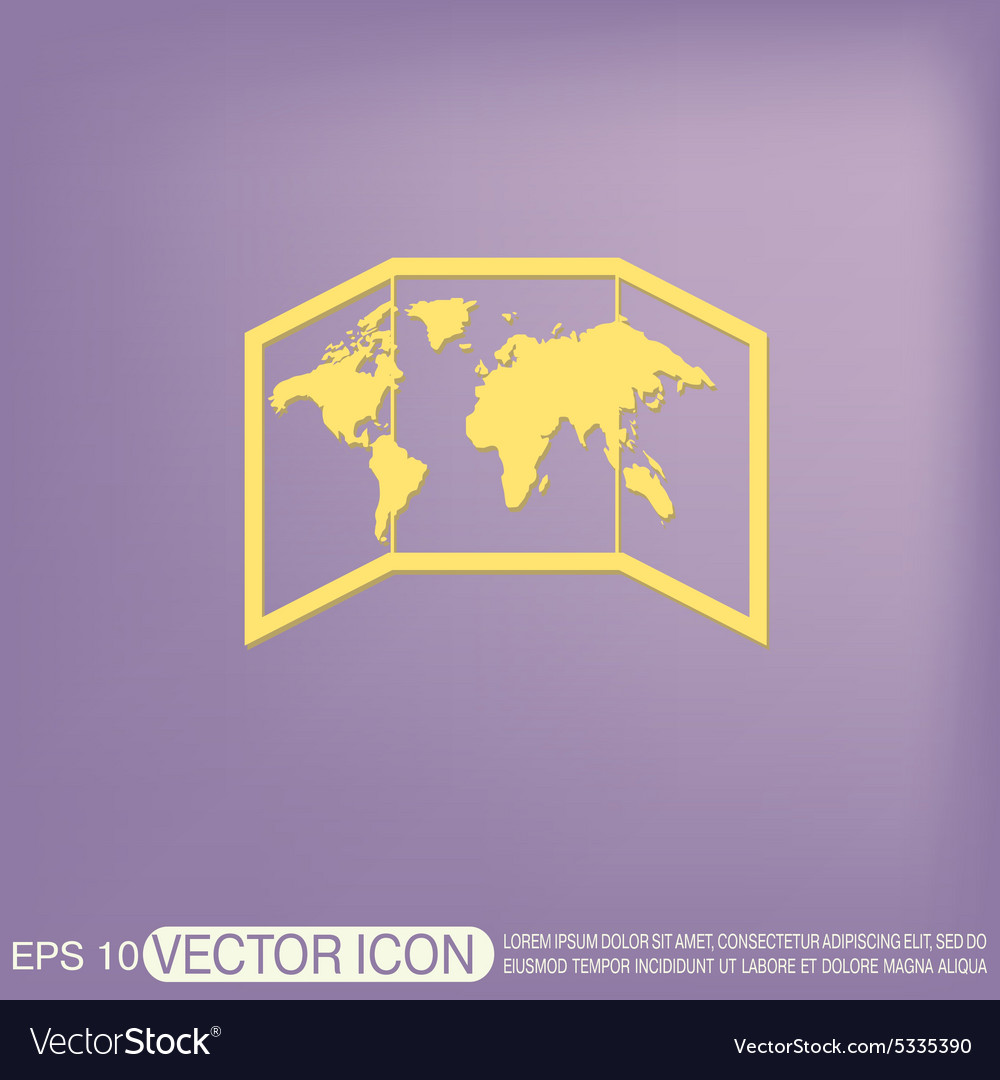 World map-countries Royalty Free Vector Image - VectorStock