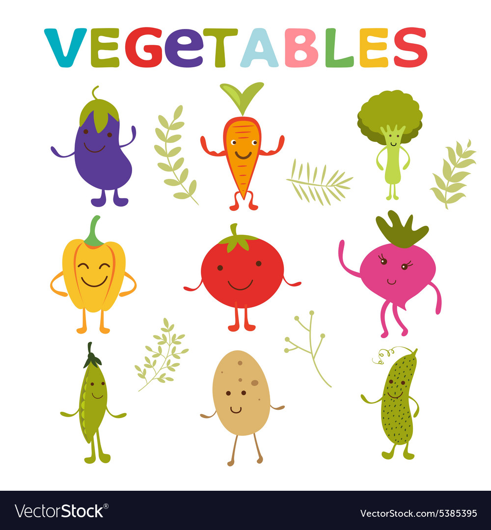 Vegetable Cartoon Characters Show at Conrad Williams blog