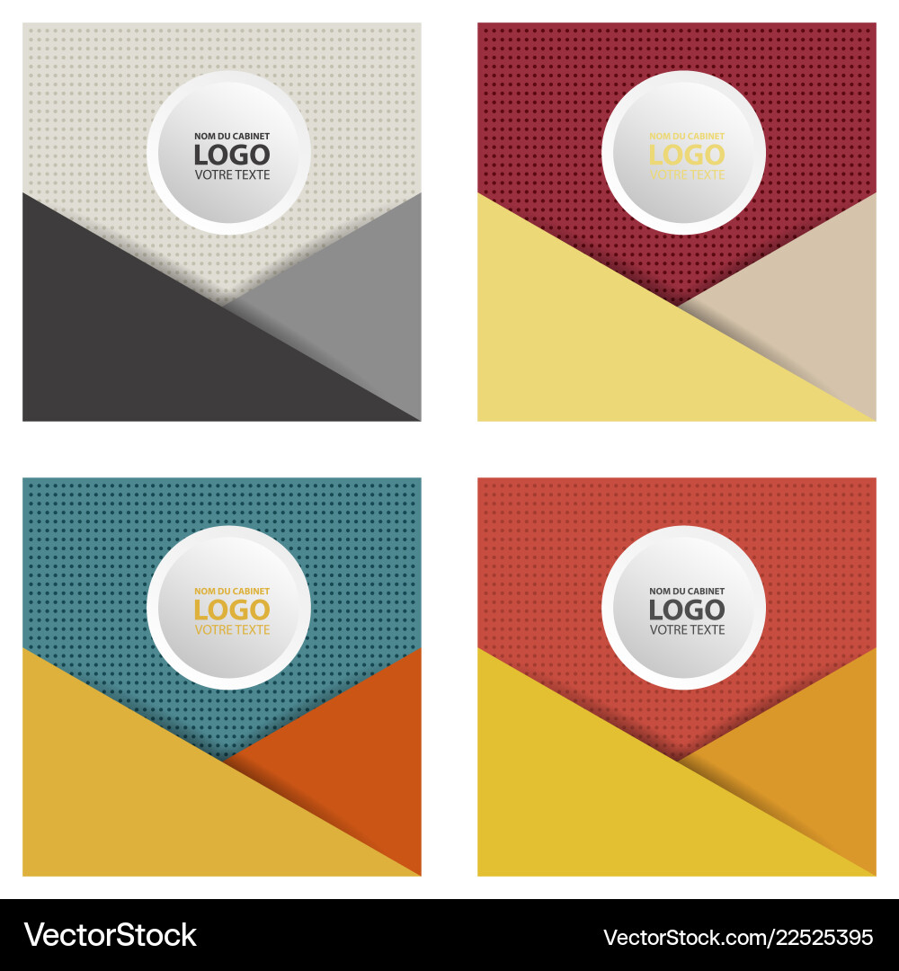 Colorful geometric background simple shapes Vector Image