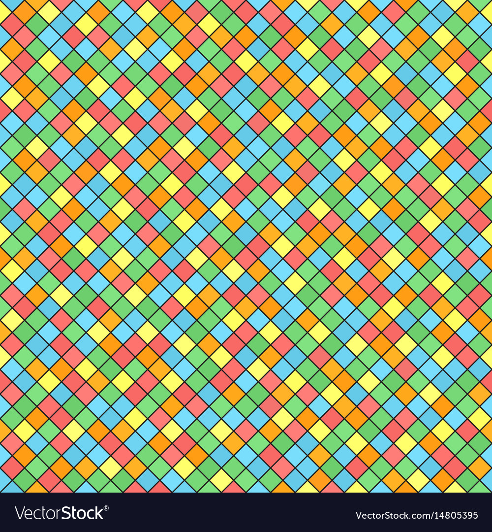 Diamond pattern seamless background Royalty Free Vector