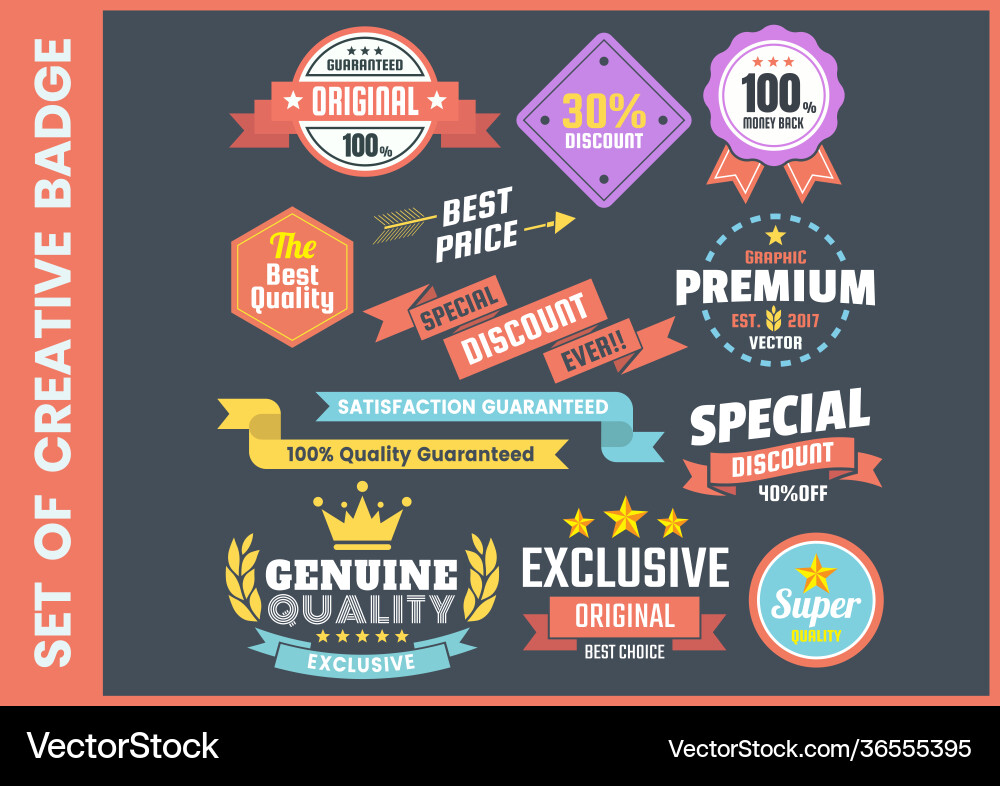 Vintage retro for banner Royalty Free Vector Image