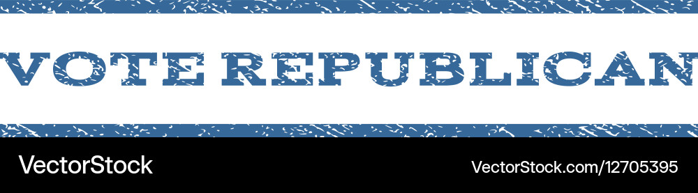 Vote Republican Watermark Stamp Royalty Free Vector Image
