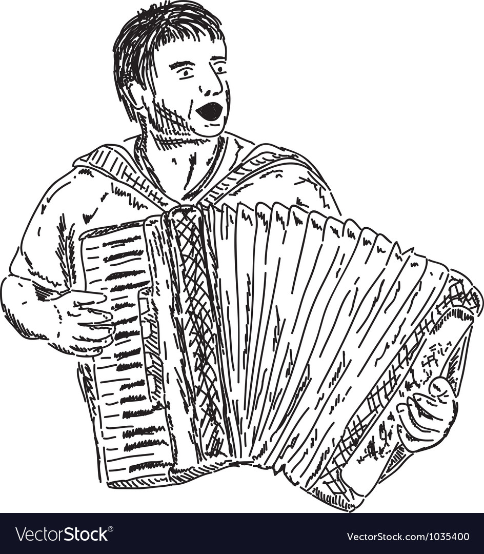 Harmonica Royalty Free Vector Image - VectorStock