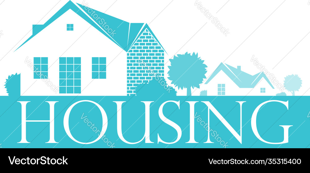 Housing and maintenance symbol Royalty Free Vector Image