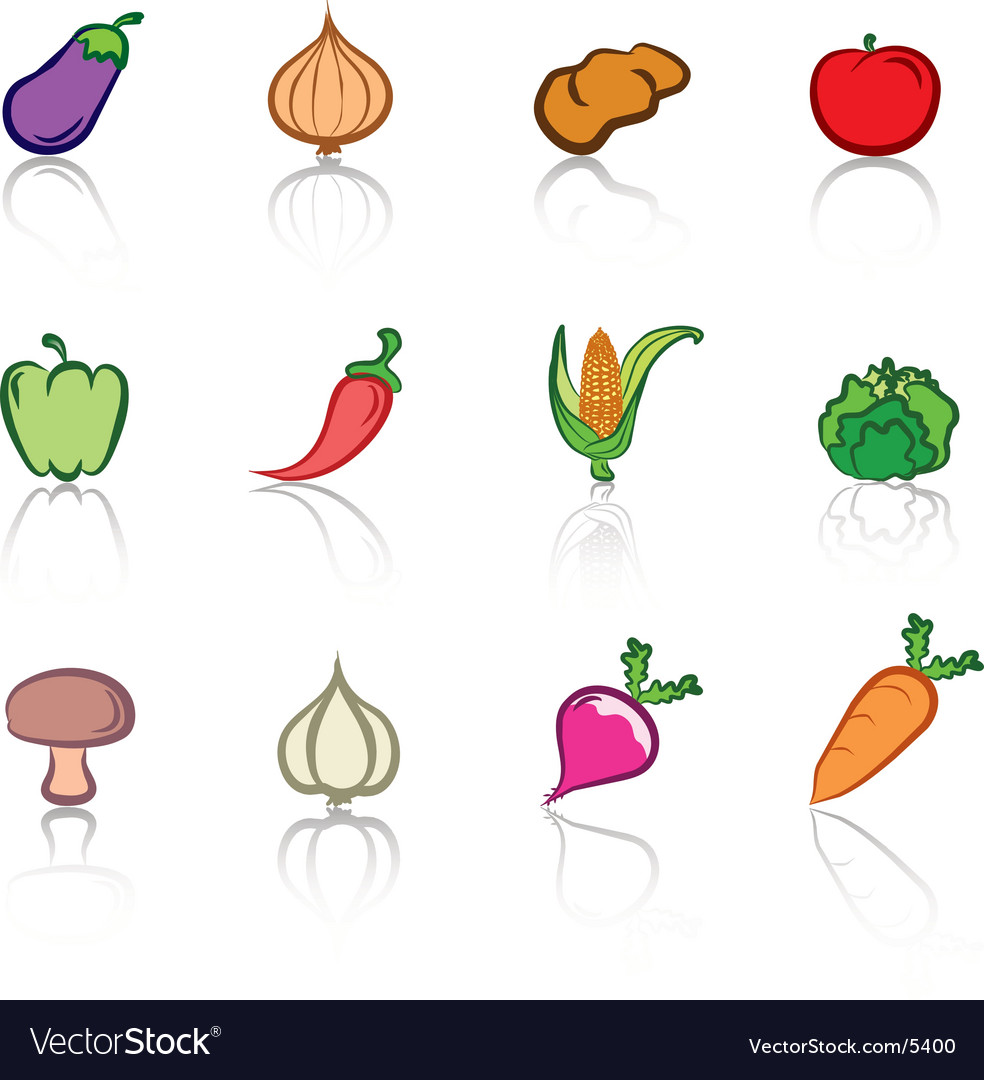 Vegetables Royalty Free Vector Image - VectorStock