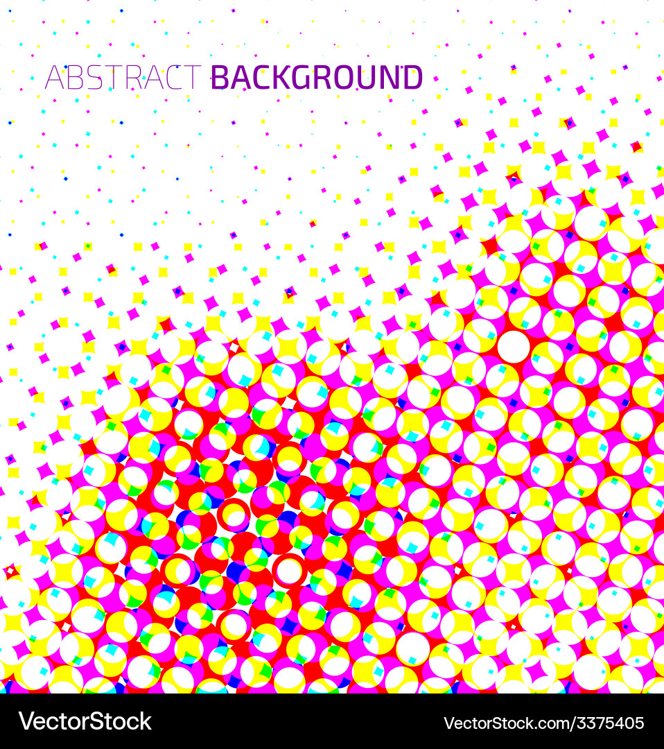 Abstract light colorful halftone background Vector Image