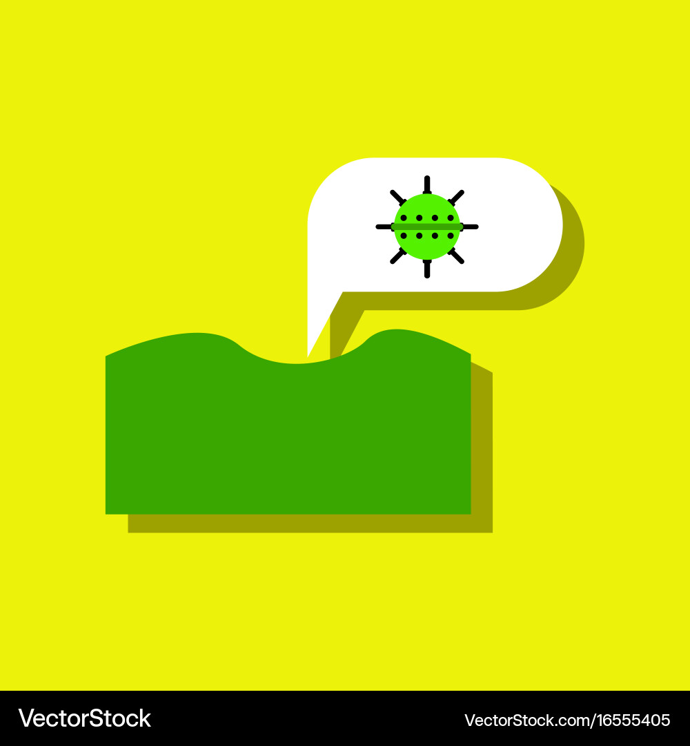 Flat icon design collection naval mine in sea Vector Image