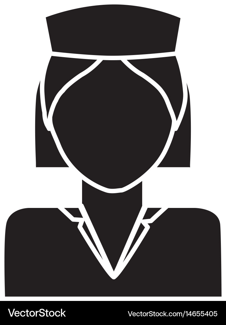 Medical nurse icon Royalty Free Vector Image - VectorStock