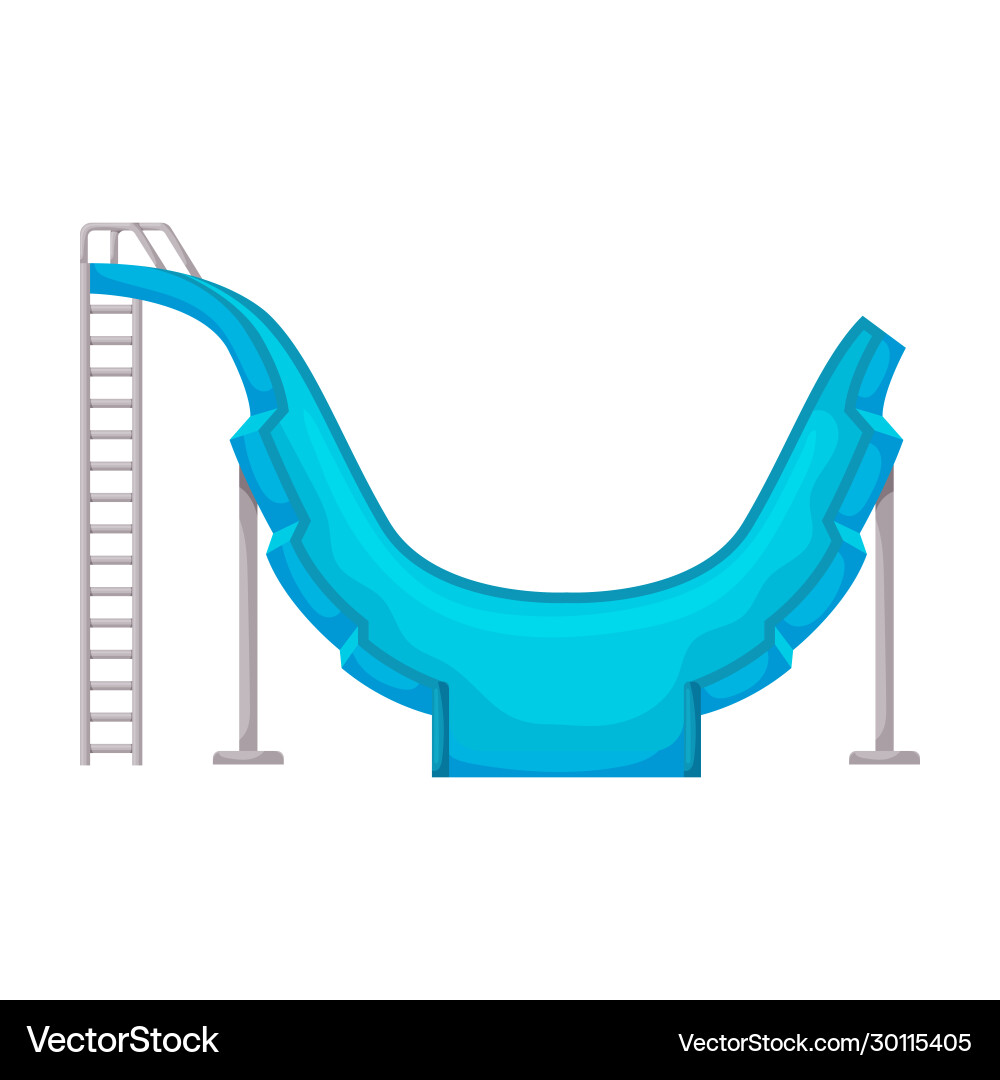 Water slide iconcartoon icon Royalty Free Vector Image